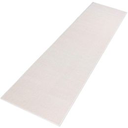 OTTO home L&auml;ufer &raquo;Pieter&laquo; rechteckig 9 mm H&ouml;he mit besonders weichem Flor, Kurzflor, Design-Teppich, Melange-Effekt beige Kunstfaser B : 67cm 1 Stk., 