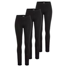Flashlights Damen Leggings Basics schwarz 52, N-Gr