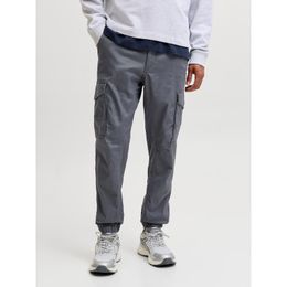 Jack & Jones Jack & Jones Herren Cargohose &raquo;PAUL FLAKE&laquo; Baumwollmischung, regular fit grau 32, L&auml;nge 34