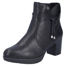 Rieker Damen Stiefelette Businessstiefelette, Blockabsatz, Boots in schmler Form schwarz 38