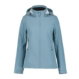 Icepeak Damen Softshelljacke &raquo;Icepeak BRENHAM&laquo; mit Kapuze Winddicht & Wasserabweisend & Atmungsaktiv 38