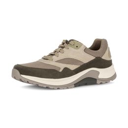 Rollingsoft Herren rollingsoft Keilsneaker , Freizeitschuh, Halbschuh, Schn&uuml;rschuh mit Wechselfu&szlig;bett, Weite G beige 10,5 (45)