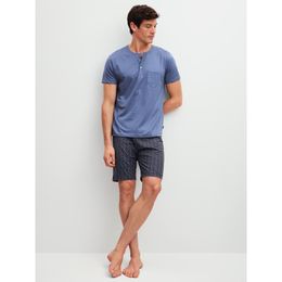 Calida Damen Calida Shorty &raquo;Relax Imprint 1&laquo; 2 Relaxter Schnitt blau XXL (58/60)