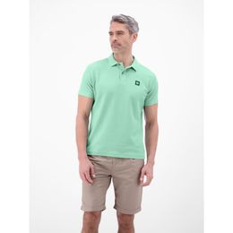 Lerros Herren Lerros Poloshirt Kurzarm mit Logo-Badge gr&uuml;n M