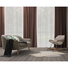 WIRTH Vorhang &raquo;Dim out&laquo; Multifunktionsband 1 Stk. tlg. braun Jacquard, Polyester 145cm, Multifunktionsband, 142cm