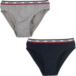 Levi's Kids M&auml;dchen Levi's Kids Slip 2 Stk. for GIRLS blau L (158/164), 2 Stk.