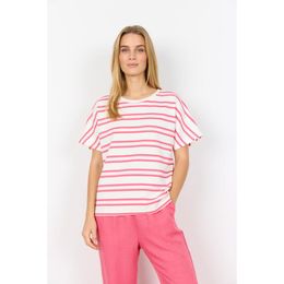 soyaconcept Damen soyaconcept T-Shirt &raquo;SC-BARNI 50&laquo; aus Viskosemischung mit Modal, Polyester und Elasthan rosa S
