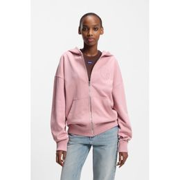 Hugo Damen Hugo Kapuzensweatjacke &raquo;Doa&laquo; aus Baumwolle, Oversize Fit M (38)