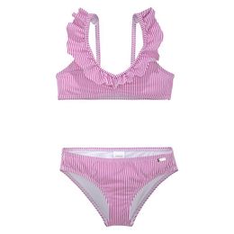 Buffalo M&auml;dchen Bustier-Bikini mit Volants am Ausschnitt lila 170/176, N-Gr