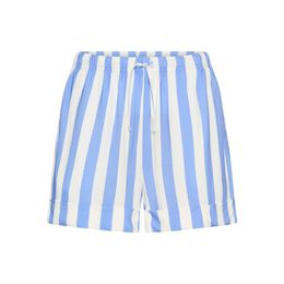 s.Oliver Damen s.Oliver Pyjamashorts mit breitem Aufschlag am Saum blau 46, N-Gr