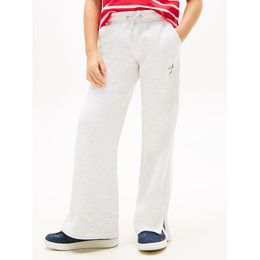 Tommy Hilfiger M&auml;dchen Jogginghose &raquo;STAR SWEATPANT&laquo; Kinder bis 16 Jahre, mit Strass-Label, loose fit wei&szlig; 7 (122), N-Gr