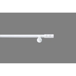 GOOD LIFE Vorhangstange &raquo;Cartucho&laquo; &Oslash; 20 mm 1 l&auml;ufig-l&auml;ufig Fixma&szlig; wei&szlig; Metall B/L: 120cm &Oslash; 20mm, 1 l&auml;ufig