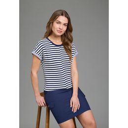 Kangaroos Damen Kangaroos T-Shirt Kurzarmshirt, maritim, verspielte Details 36/38