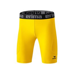 Erima Sportunterhose Jungen Gr&ouml;&szlig;e 164 gelb / dunkelgrau / schwarz