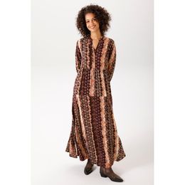 Aniston Casual Damen Aniston CASUAL Maxikleid im fantasievollen Muster-Mix - jedes Teil ein Unikat - NEUE KOLLEKTION 42, N-Gr