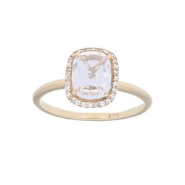 Firetti Damen Goldring &raquo;Schmuck Geschenk Gold 375 Damenring Goldring&laquo; mit Zirkonia (synth.) gold 17, Gelbgold 375