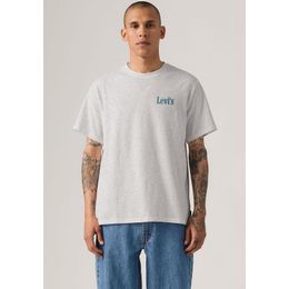 Levi's Levi's Herren T-Shirt &raquo;SS RELAXED FIT TEE&laquo; mit gro&szlig;em Frontprint grau M