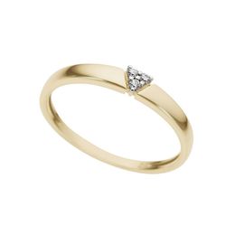Firetti Damen Diamantring &raquo;Schmuck Geschenk Gold 333 Damenring Goldring Diamant&laquo; mit Brillanten gold 19, 0,03 P2 = erkennbare Einschl&uuml;sse, Diamanten 
