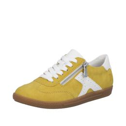 Rieker Damen Sneaker Halbschuh, Freizeitschuh, Schn&uuml;rschuh mit Rei&szlig;verschluss 37