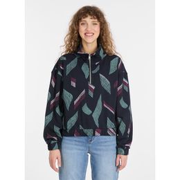 Ragwear Damen Sweatshirt &raquo;IZZAR PRINT&laquo; blau L