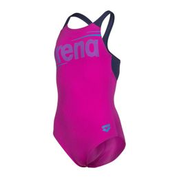 arena M&auml;dchen Badeanzug &raquo;G arena BOLD SWIMSUIT V BACK&laquo; hohe Chlorbest&auml;ndigkeit, schnelltrocknendes Material, UV-Schutz UPF50+ 140, N-Gr