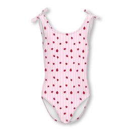 Kids Only M&auml;dchen KIDS Only Badeanzug &raquo;KOGBEACH KNOT SWIMSUIT ACC&laquo; 1 Stk. mit tollen Knotendetails auf der Schulter rosa 122/128, N-Gr