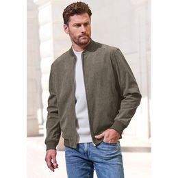 H.I.S. H.I.S Damen Cordjacke &raquo;- Blouson mit Rei&szlig;verschluss&laquo;, Pilotenjacke / &Uuml;bergangsjacke aus Cord, regular fit braun M (48/50)
