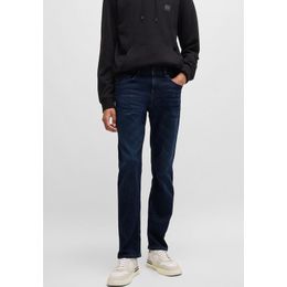 BOSS Orange Herren BOSS Orange Slim-fit-Jeans &raquo;Delaware Soft-Motion-Denim&laquo; Schmale Silhouette bei mittlerer Leibh&ouml;he blau 38, L&auml;nge 34