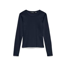 V&eacute;ro Moda Vero Moda Damen Langarmshirt &raquo;VMCHLOE LS SHORT TOP JRS NOOS&laquo; Baumwollmischung, slim fit S