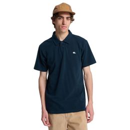 Quiksilver Herren Poloshirt &raquo;MW PIQUE POLO&laquo; mit Polokragen, aus Baumwolle, Kurzarm, gerader Abschluss blau L