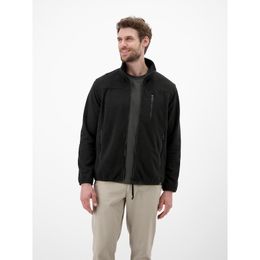Lerros Herren Lerros Sweatjacke Polarfleece-Jacke mit Rei&szlig;verschluss schwarz XXL