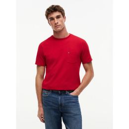 Tommy Hilfiger Herren T-Shirt &raquo;ESSENTIAL SOLID POCKET TEE&laquo; rot L