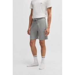 BOSS Herren BOSS Pyjamashorts &raquo;Waffle Shorts&laquo; grau M, N-Gr