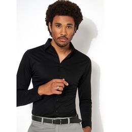 DESOTO Herren DESOTO Langarmhemd &raquo;Jerseyhemd Casual Kent&laquo; schwarz XXL, N-Gr