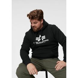 Alpha Industries Herren Kapuzensweatshirt &raquo;Basic Hoody&laquo;, Baumwollmischung, regular fit schwarz XXL