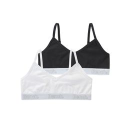 Bench. M&auml;dchen Bustier Packung, 2 tlg. mit weichem Logo-B&uuml;ndchen 182, N-Gr