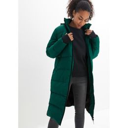 bonprix Damen bonprix Steppmantel &raquo;Daunenmantel mit recycelter Daune und isolierender W&auml;rmetechnologie&laquo; abnehmbare Kapuze + Tragegurt, Reflektor-