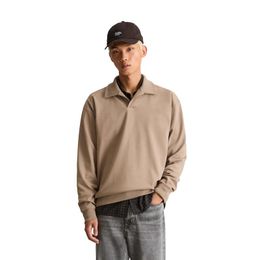 Marc O'Polo Marc O'polo Denim Herren Marc O'Polo DENIM Langarm-Poloshirt &raquo;aus schwerem Interlock Jersey&laquo; beige L