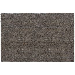 Astra Fu&szlig;matte &raquo;Kokosvelours 106&laquo; rechteckig 16 mm H&ouml;he Schmutzfangmatte, Kokosmatte, In -und Outdoor geeignet grau Kokos B : 40cm 1 Stk., 16mm, L: 