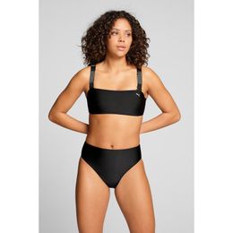 Puma Damen Puma Highwaist-Bikini-Hose &raquo;Puma SWIM WOMEN HIGH WAIST BRIEFS&laquo; mit hohem Beinausschnitt, elastisch schwarz S, N-Gr