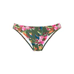 Lascana Damen Lascana Bikini-Hose &raquo;Malia&laquo; mit normalem Schnitt bunt 36, N-Gr