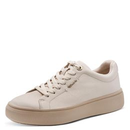Tamaris Damen Plateausneaker Freizeitschuh, Halbschuh, Schn&uuml;rschuh mit Wechselfu&szlig;bett 41