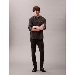 Calvin Klein Jeans Herren Skinny-fit-Jeans &raquo;SKINNY JEAN REGEN&laquo; Mit G&uuml;rtelschlaufen schwarz 30, L&auml;nge 34