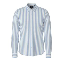 JOOP! Herren JOOP! Langarmhemd &raquo;Pit&laquo; Leinehemd, schmale Passform, Kentkragen blau 38, N-Gr