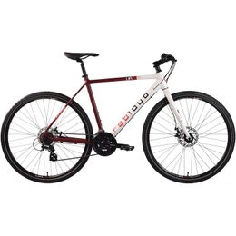 REDLOUD Cityrad &raquo;UA.01&laquo; 21 Gang Shimano Shimano Altus Schaltwerk Kettenschaltung wei&szlig; 58cm, 28 Zoll (71,12cm) Cityrad