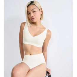 Sloggi Damen Sloggi Bralette &raquo;ZERO Feel 2.0&laquo; mit herausnehmbaren Pads, mittlerer Halt, Mikrofaser wei&szlig; XS, N-Gr