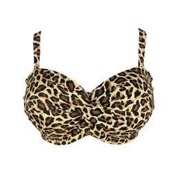 SugarShape Bikinitop 'Monaco' Damen Gr&ouml;&szlig;e 65 beige / braunmeliert
