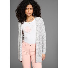 Kangaroos Damen Kangaroos Strickjacke in meliertem Obermaterial wei&szlig; 40/42