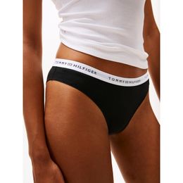 Tommy Hilfiger Underwear Damen Slip &raquo;PT COTTON BIKINI&laquo; mit Logobund schwarz XL (42/44)