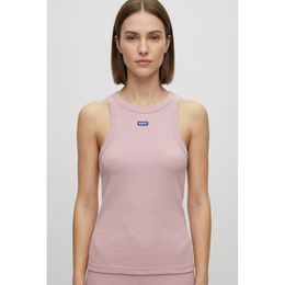 Hugo Damen Hugo Tanktop &raquo;Easy Tank&laquo; Stretch-Baumwolle, Slim Fit rosa XXL (44)